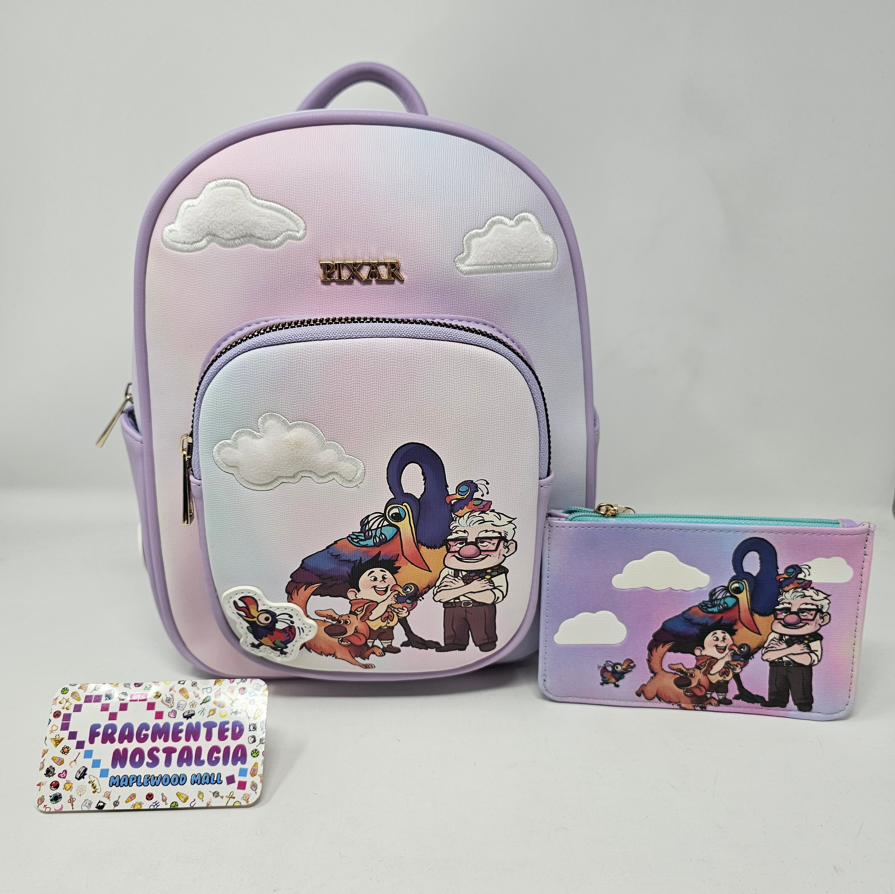 Disney Pixar Mini Backpack and Cardholder UP Family Portrait ...