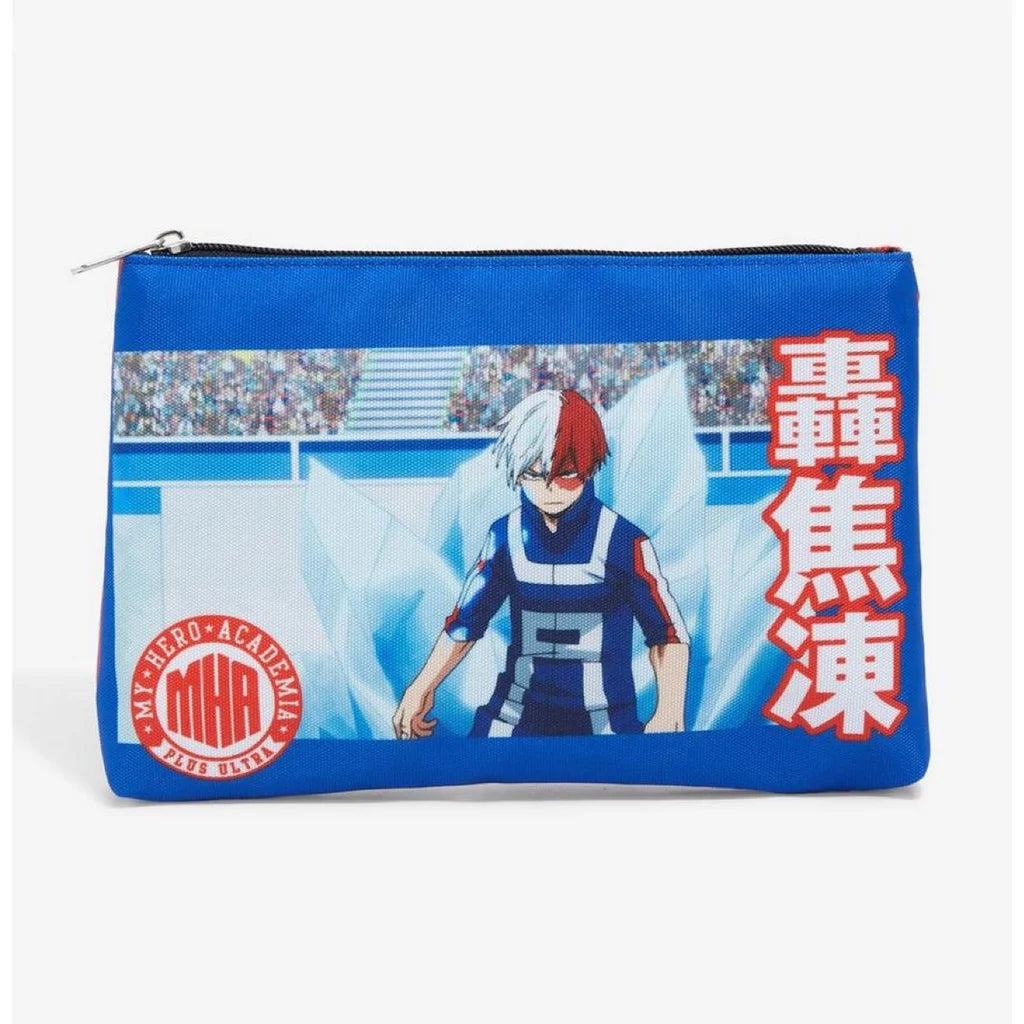 My Hero Academia Zipper Pouch Todoroki Hot and Cold Plus Ultra Bioworl ...