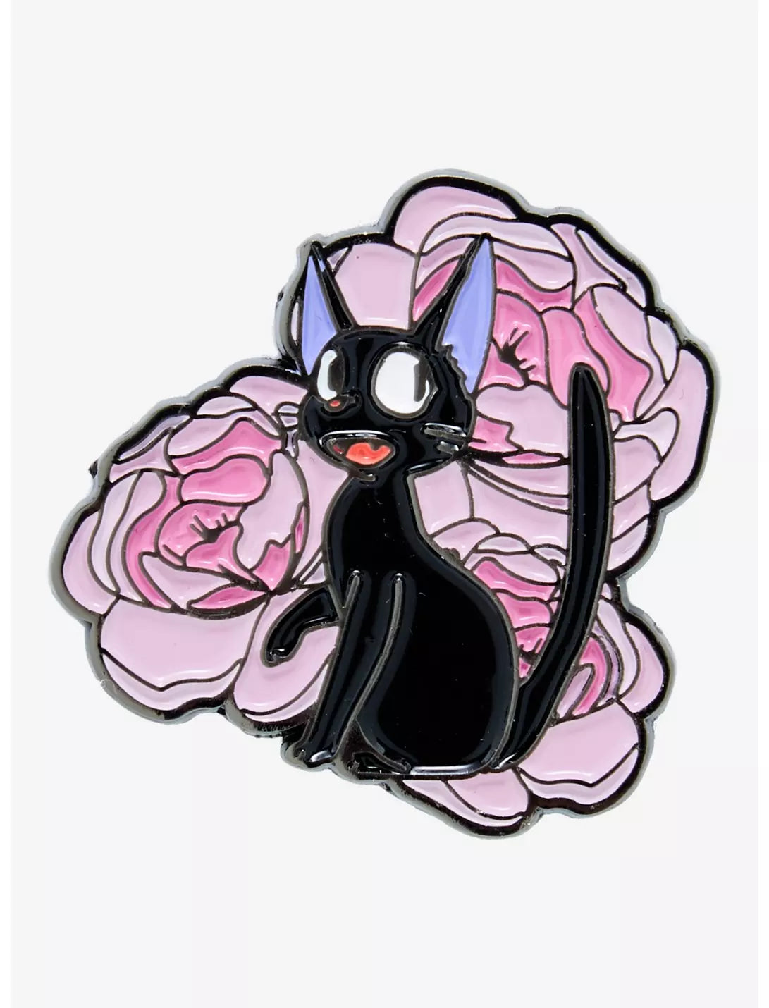 Studio Ghibli Enamel Pin Jiji Floral Her Universe – Fragmented Nostalgia